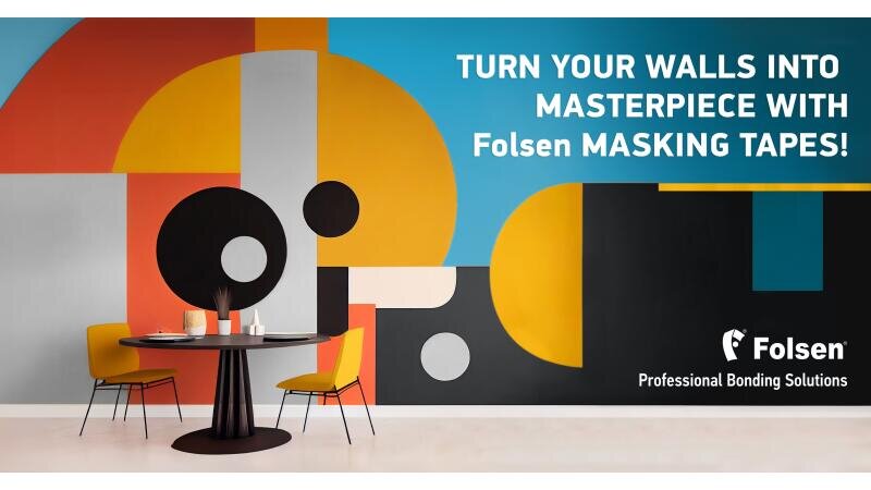 Turn Your Walls into Masterpiece with Folsen Masking Tapes!